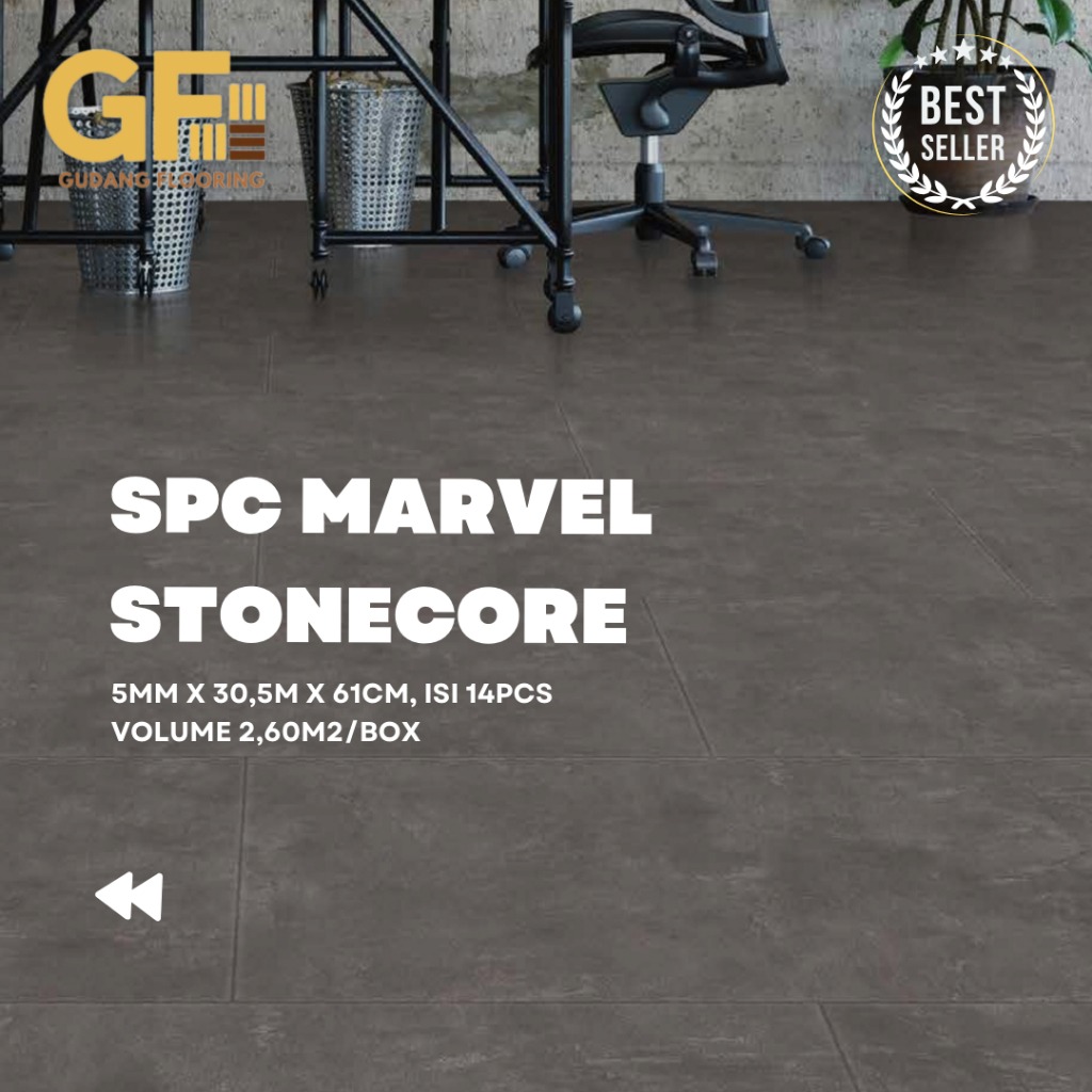 Jual VINYL SPC MARVEL STONECORE | Lantai Vinyl SPC 5mm | Vinyl SPC ...