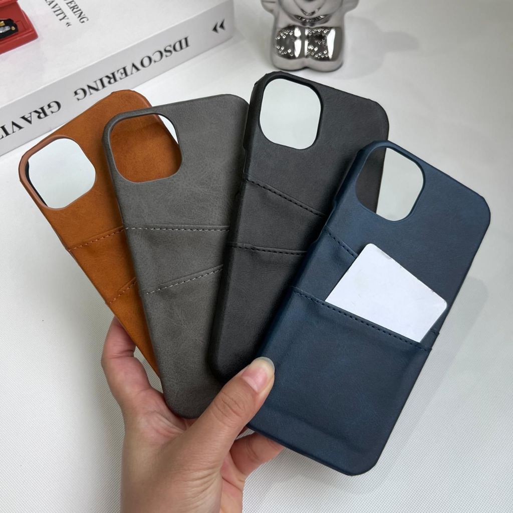 Jual IPH X/ XS/ XR/ XS MAX/ 7+/8+/7/IP 8 ⭐Premium Card Slot Leather Case⭐ VENUS ACC | Shopee ...
