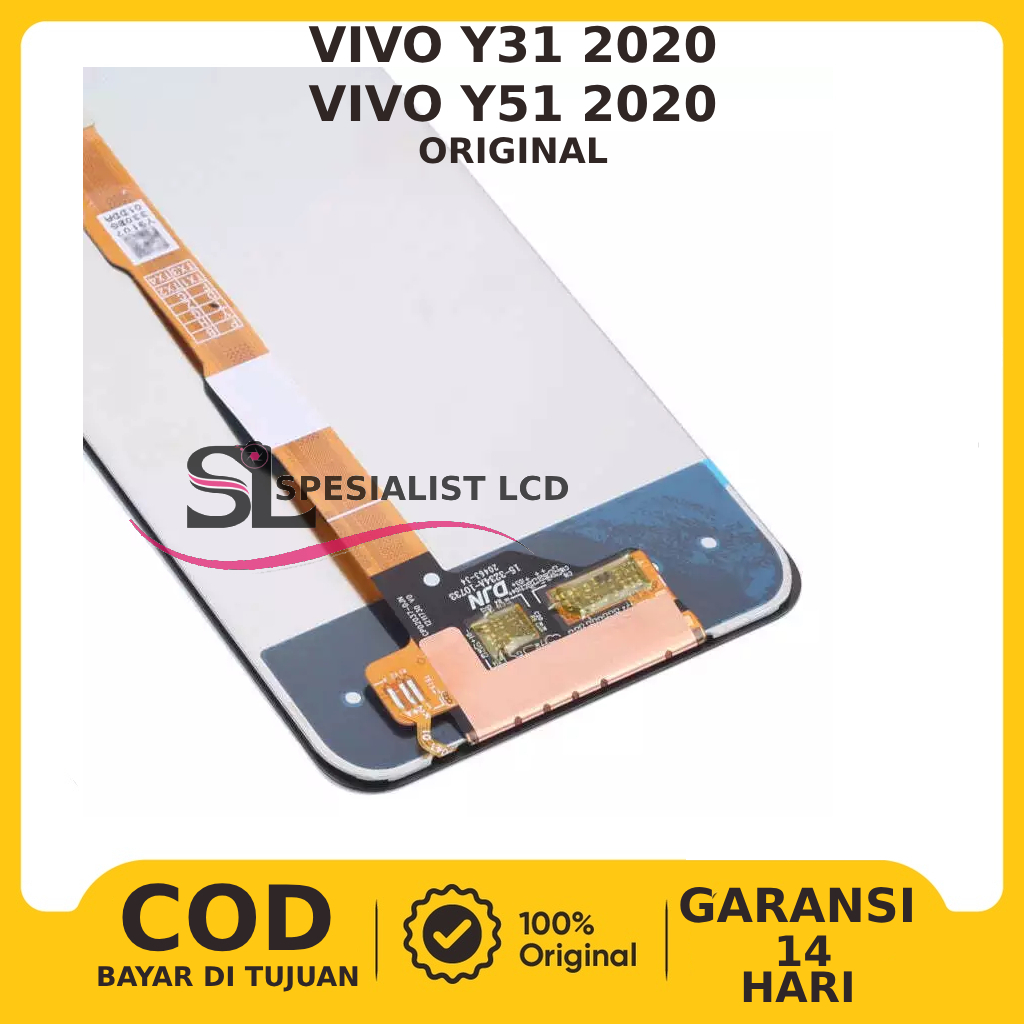 Jual LCD VIVO Y31 2020/ VIVO YG51 2020 ORIGINL FULLSET TOUCHSCREEN ...