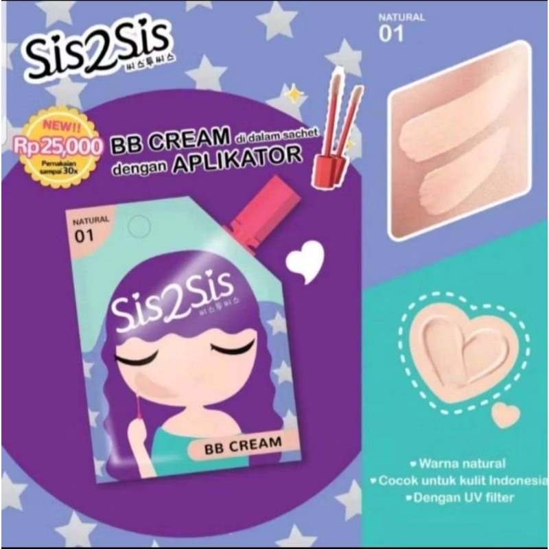 Jual Sis 2 Sis Bb Cream 5ml Shopee Indonesia