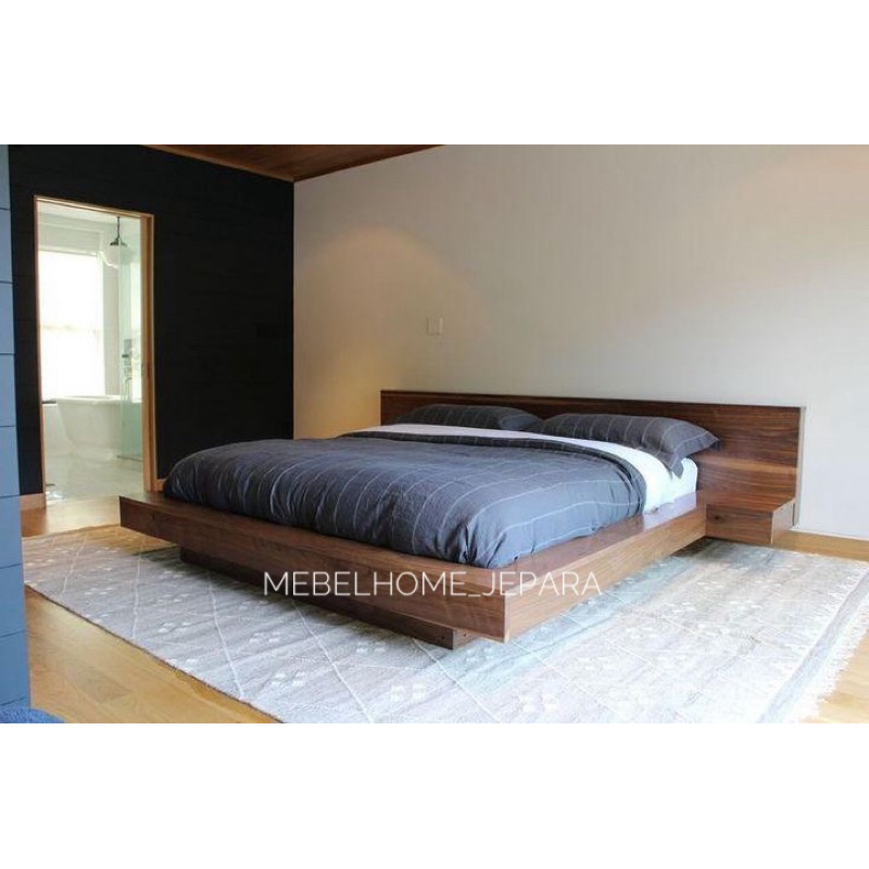 Jual dipan minimalis kayu jati solid,dipan minimalis plus nakas ...