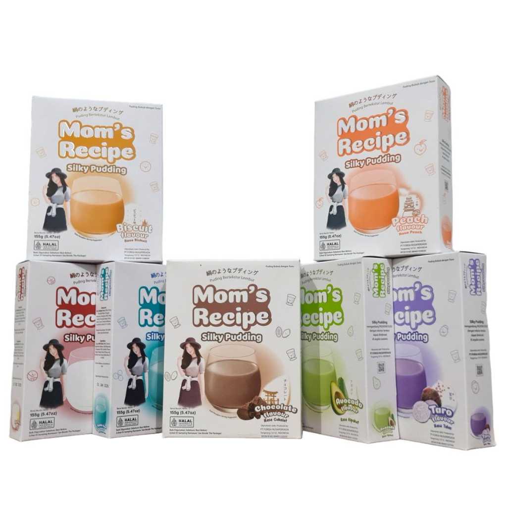 Jual Mom's Recipe Silky Pudding Chocolate Taro Avocado Biscuit Bubble ...