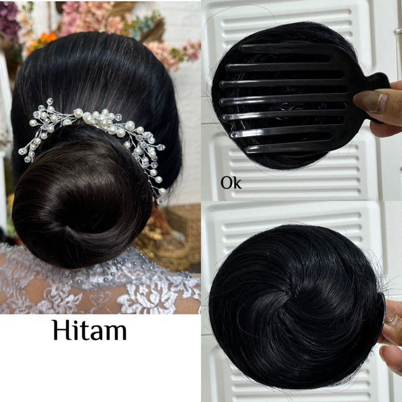 Jual Sanggul Cepol Modern | Sanggul Bali | Rambut Palsu | Hairdo Simpel ...