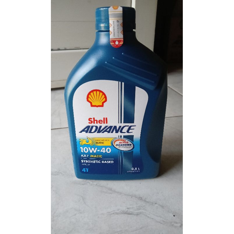 Jual OLI SHELL ADVANCE BIRU 10W-40 Matic 0.8 liter | Shopee Indonesia