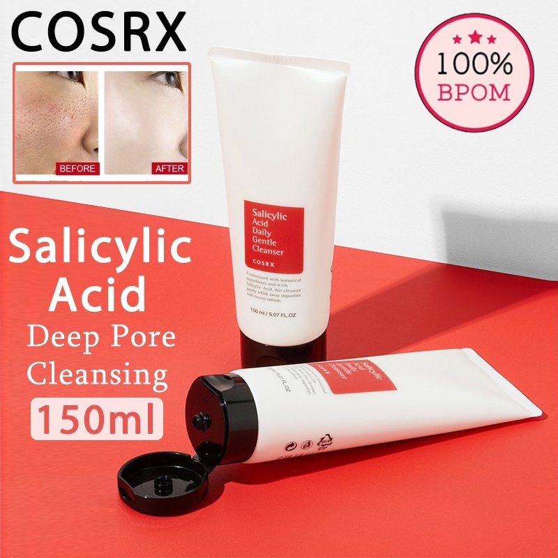Jual COSRX Facial Wash Salicylic Acid Daily Gentle Cleanser 150ml Face ...