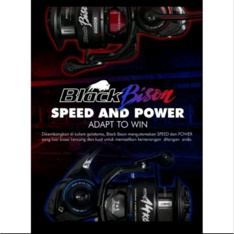 Jual REEL DAIDO BLACK BISSON 2000 3000 | Shopee Indonesia