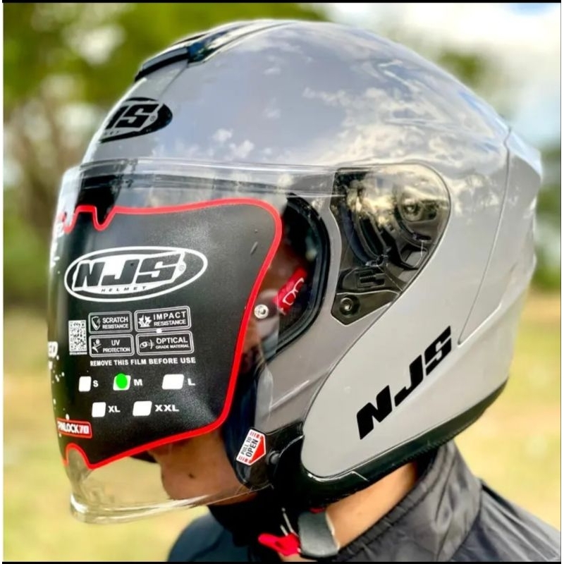 Jual Helm NJS KAIROZ SOLID HELM HALF FACE SNI ORIGINAL NJS | Shopee ...