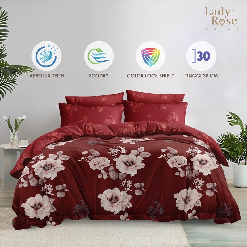 Jual Lady Rose Prime - Bed Cover Set King 180x200 Tinggi 30Cm Rumbay ...
