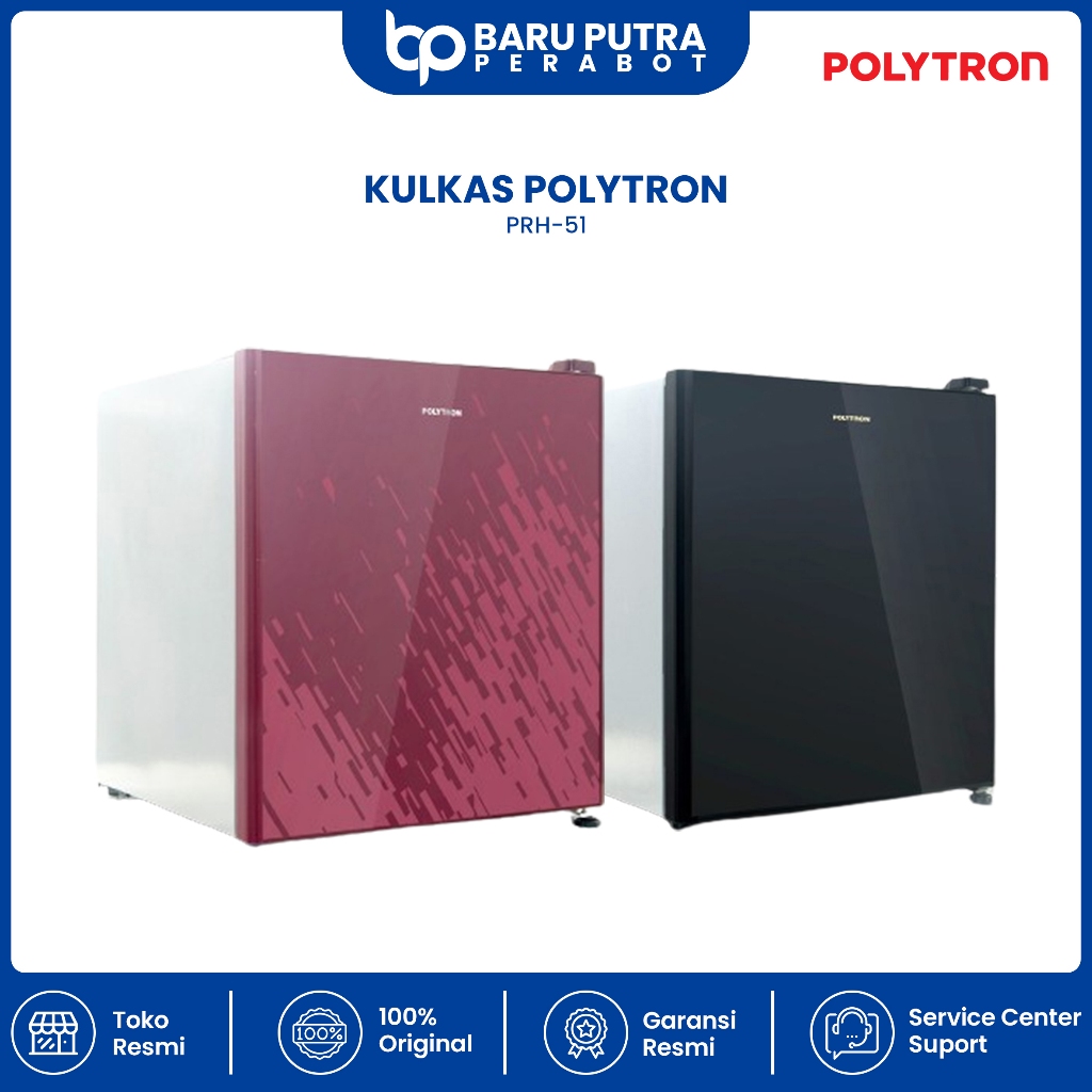 Jual Kulkas Mini POLYTRON Refrigerator 50L PRH 51/X Kapasitas 50L ...
