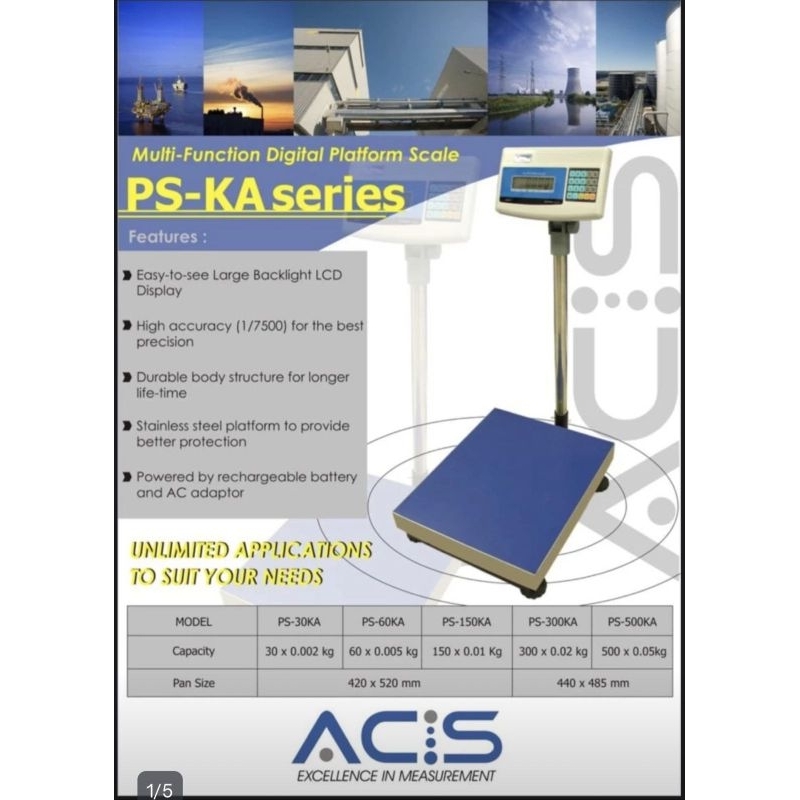 Jual ACIS Timbangan digital 150 dan 60kg timbangan buah, kambing ...