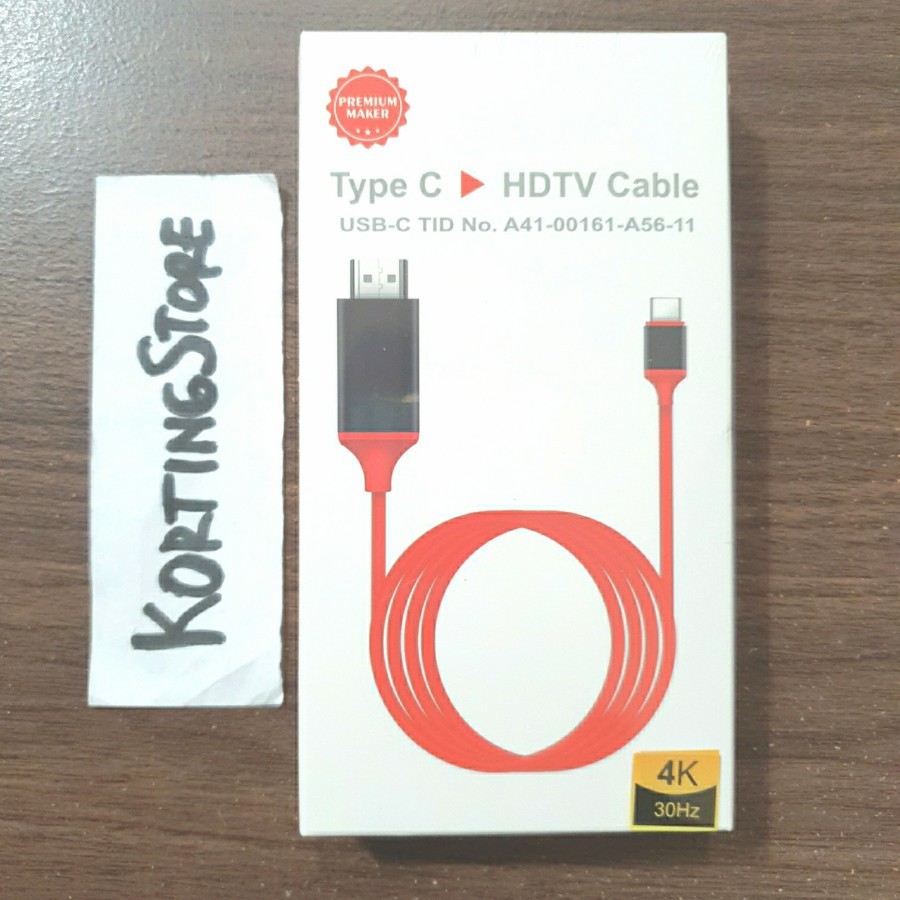 Jual Kabel USB Type C to HDMI Converter Konektor HDTV Panjang Kabel 2 ...