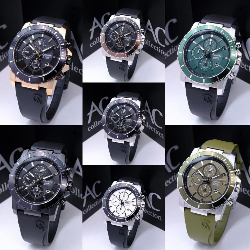 Jual Alexandre christie pria original ac 6141 RUBBER original ...