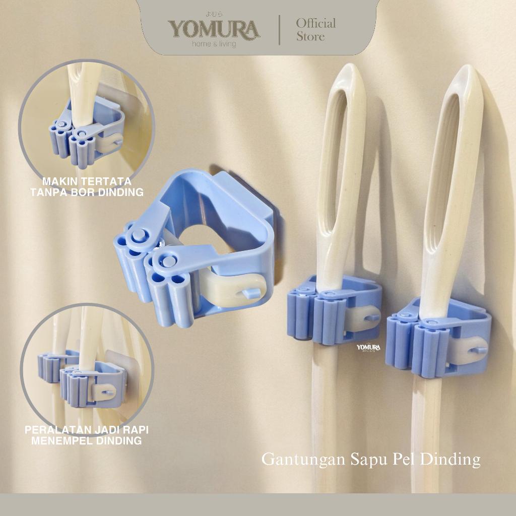 Jual YOMURA Gantungan Cepitan Sapu Pel Alat Mop Panci Dinding Dengan ...