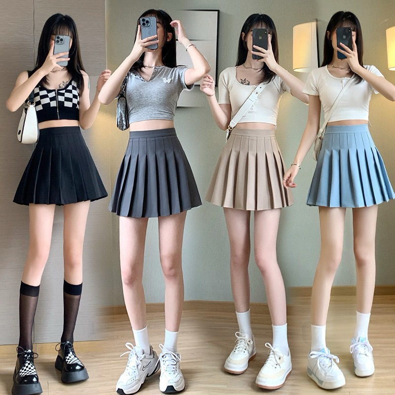 Jual Rok Mini Wanita Kerja Import Korean Style Rok Tenis Mini Skirt