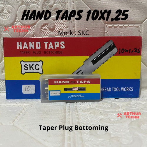 Jual SKC Hand Tap 10 x 1.25 | Mata Tap M10 x 1.25 isi 3 Pcs | Shopee ...