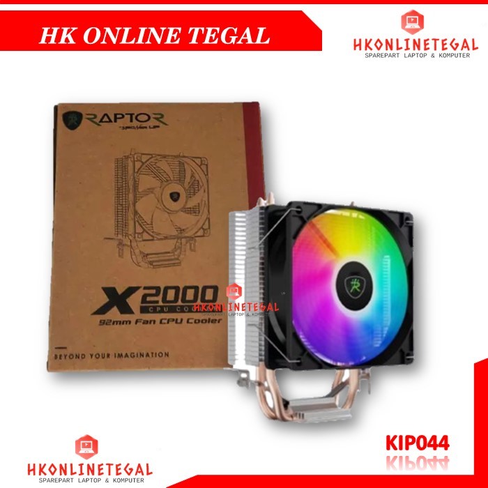 Jual CPU FAN Cooler Power Up Raptor X2000 Auto RGB INTEL AMD - FAN LGA ...