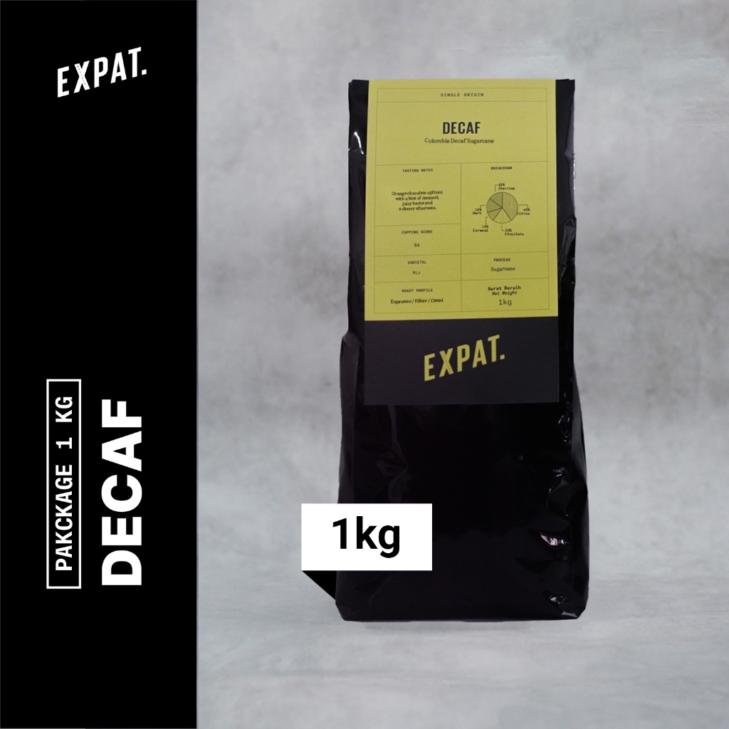 Jual Expat Roasters Specialty Coffee Decaf Espresso Blend Beans Biji ...