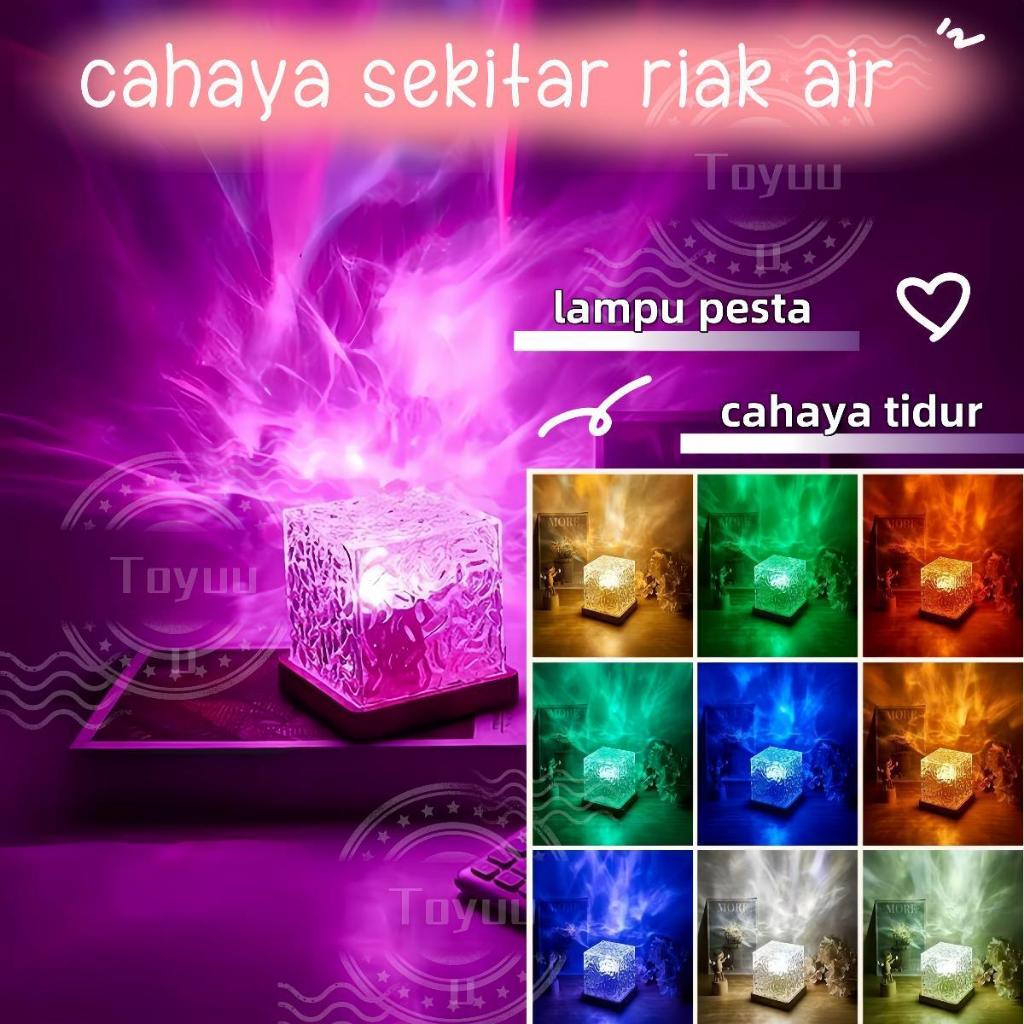 Jual [COD]16 Warna/Aurora Usb Lampu Tidur/Estetik Proyektor Aurora ...