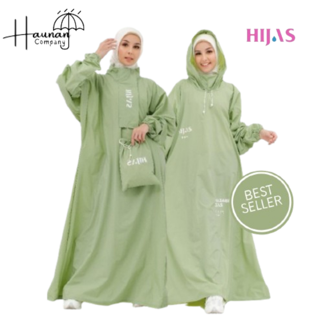 Jual Jas Hujan ujan Mantel Mantol Raincoat Ponco Syari Premium Wanita ...