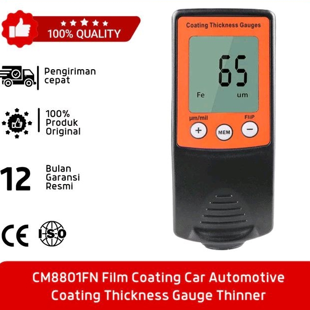 Jual CM8801FN Film Coating Car Automotive Coating Thickness Gauge ...