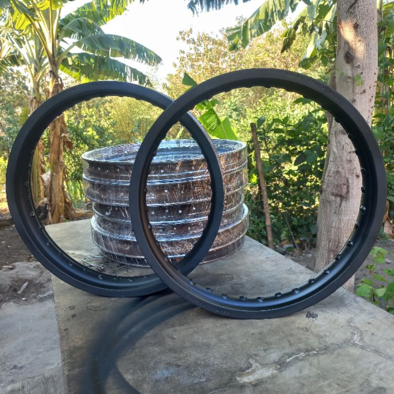 Jual velg rossi italy ukuran 185 & 215 repaint hitam doff | Shopee ...