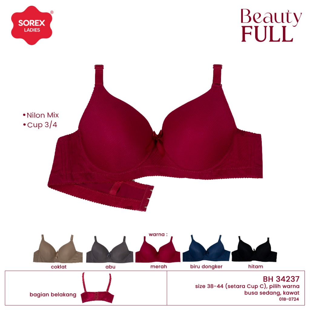 Jual SOREX BRA 34237 Kawat Busa Sedang Kait 3 (Cup C) | Shopee Indonesia