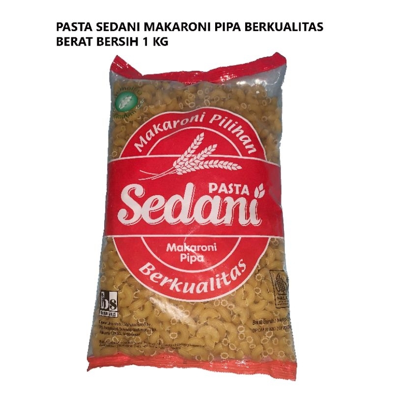 Jual PASTA SEDANI MAKARONI PIPA BERAT 1 KG | Shopee Indonesia