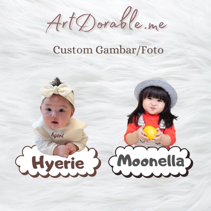 Jual Sticker Custom Karakter/Foto Waterproof Premium | Shopee Indonesia