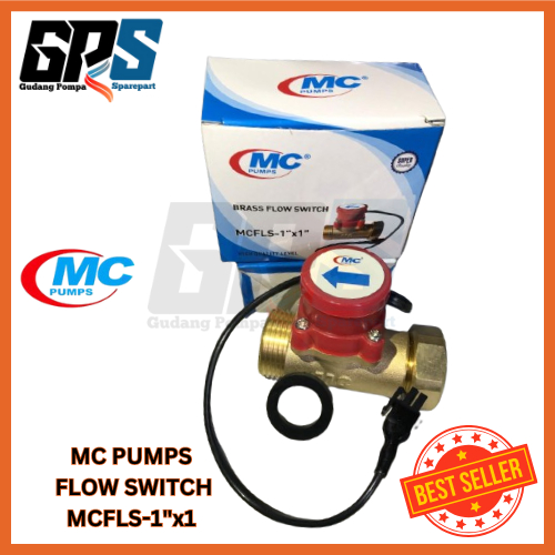 Jual [SPAREPART] MC PUMPS FLOW SWITCH MCFLS-1"x1 (Otomatis Pompa Dorong ...