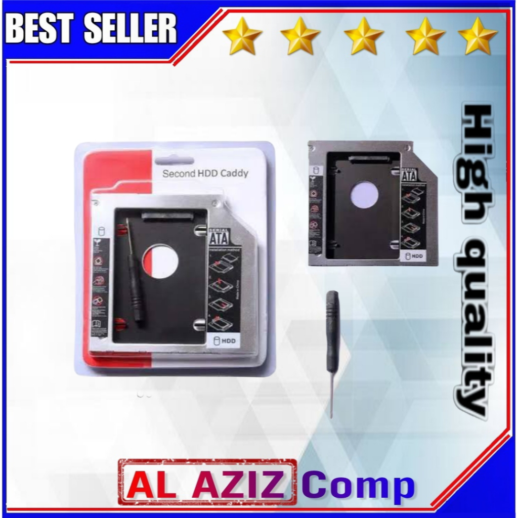 Jual SSD HDD Caddy UK SLIM 9,5mm TEBAL 12,7mm | Shopee Indonesia