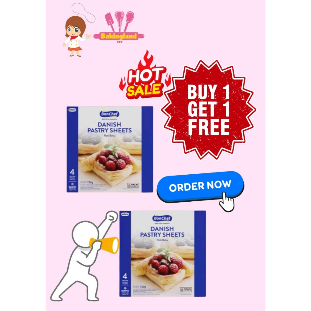 Jual BUy 1 GET 1 Bon Chef BONCHEF PASTRY ada Danish | Shopee Indonesia