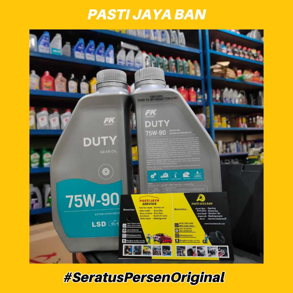 Jual OLI FK DUTY LSD GEAR 75W-90 ORIGINAL 1LITER (PASTI JAYA BAN ...