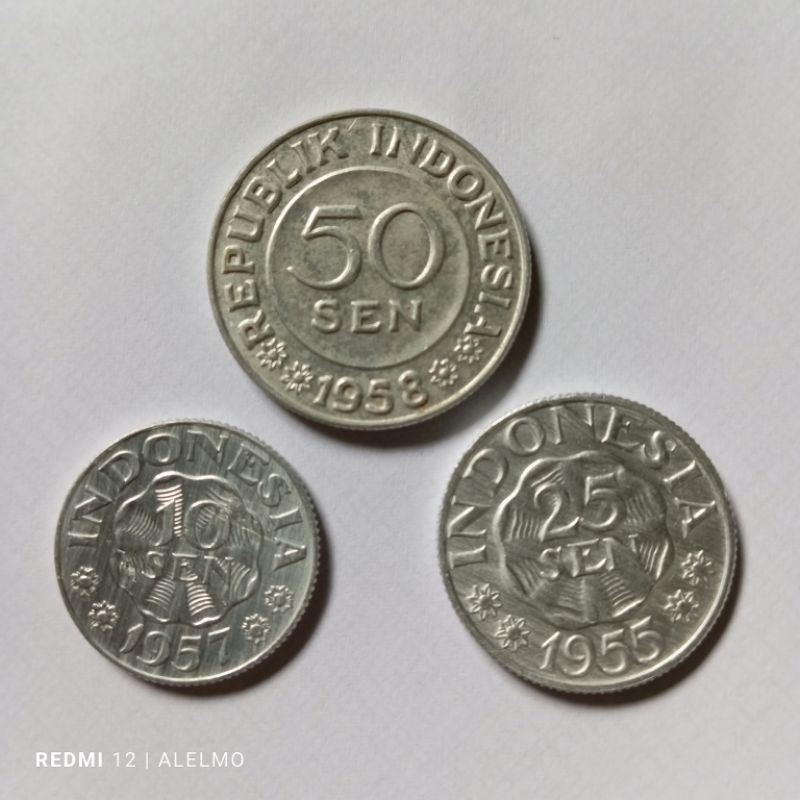 Jual set 3 keping koin kuno indonesia aluminium garuda era tahun 50an bekas asli utuh | Shopee ...