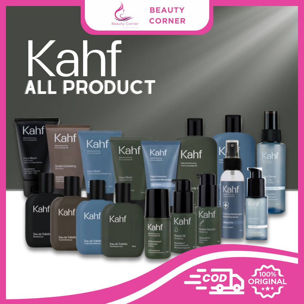 Jual KAHF Men Face Wash | Triple Protection Sunscreen Moisturizer ...