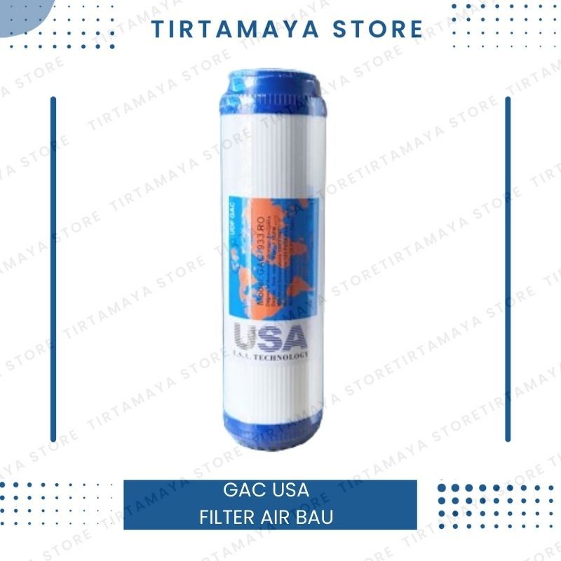 Jual Filter GAC Granular Activated Carbon 10 inch Cartridge Filter Air GAC USA Tirtamaya ...