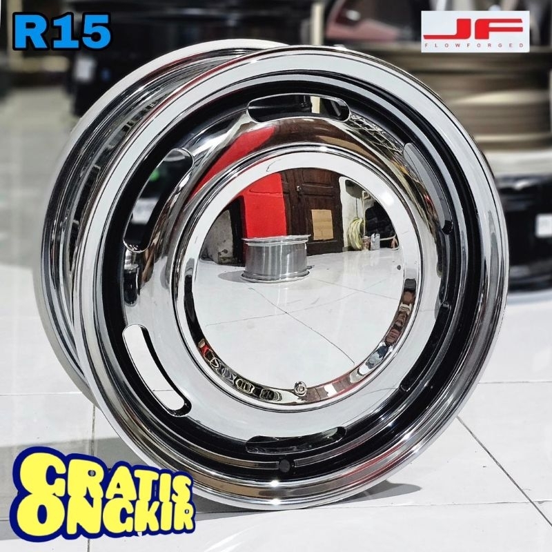 Jual velg racing mobil R15 JF RETRO FLOW FORMING velg racing mobil ring 15 velg mobil Avanza ...