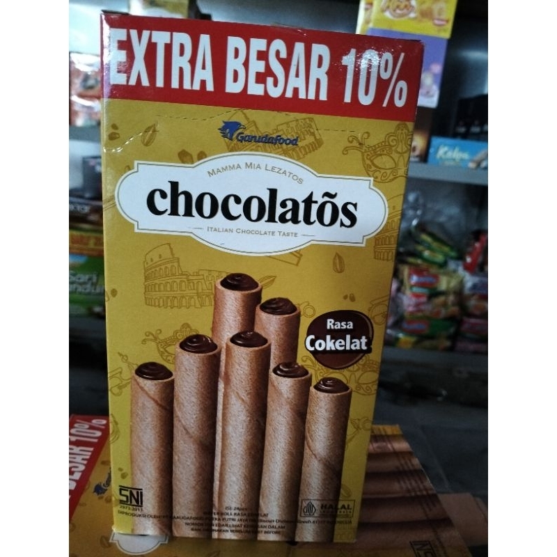 Jual Chocolatos 1 box isi 24 pcs packing kardus | Shopee Indonesia