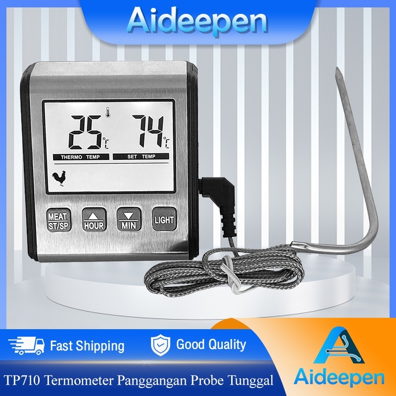 Jual AIDEEPEN Termometer Masak Digital Timer Termometer Cooking Suhu ...