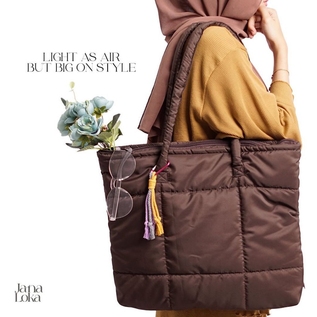 Jual Janaloka Kamilah Puffy Bag Tas Wanita Tas Selempang Shoulder Bag ...