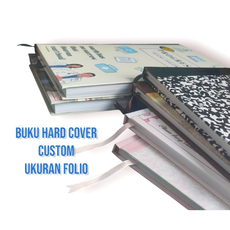 Jual FOLIO GARIS HARD COVER CUSTOM | 100/200/300 lembar | Shopee Indonesia