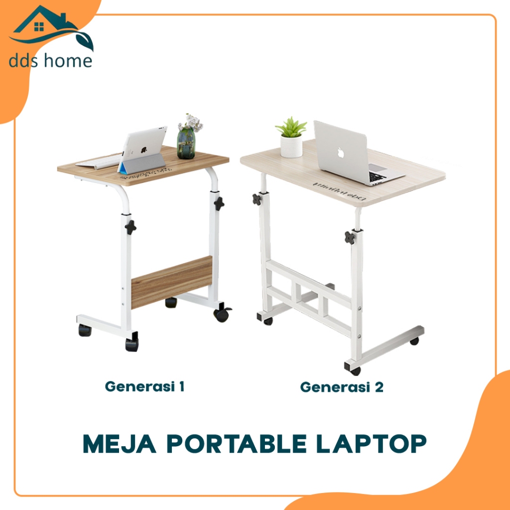 Jual [DDS HOME] Meja Laptop Portable Stand Minimalis Serbaguna Meja ...