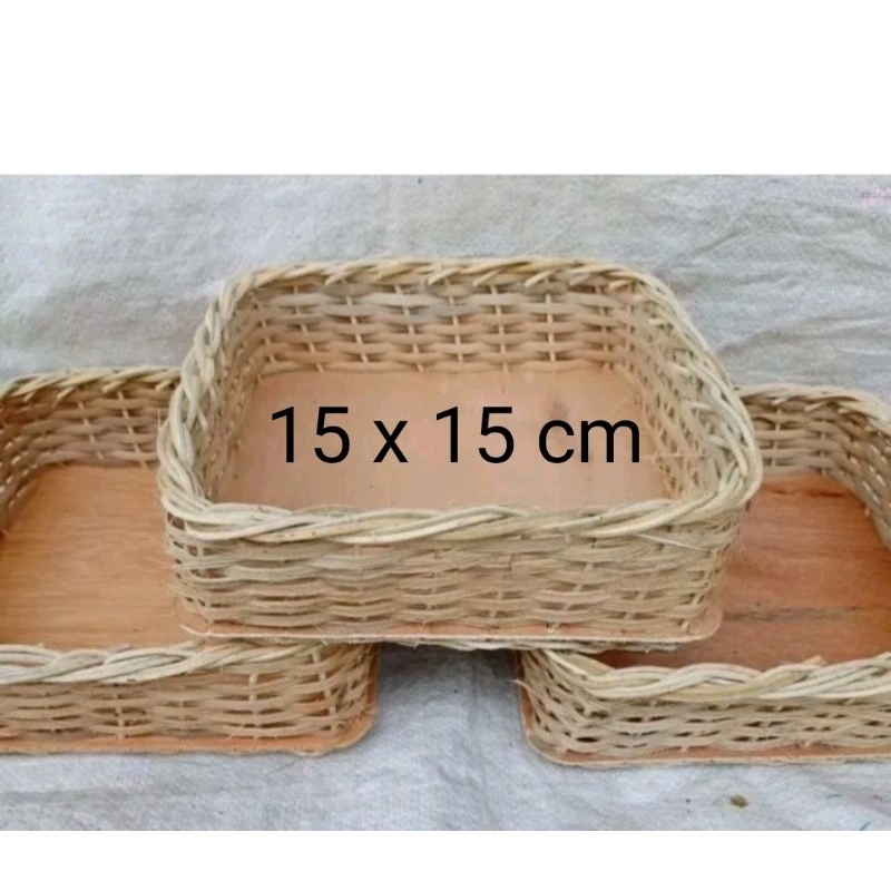 Jual kotak rotan 15cm x 15cm | Shopee Indonesia