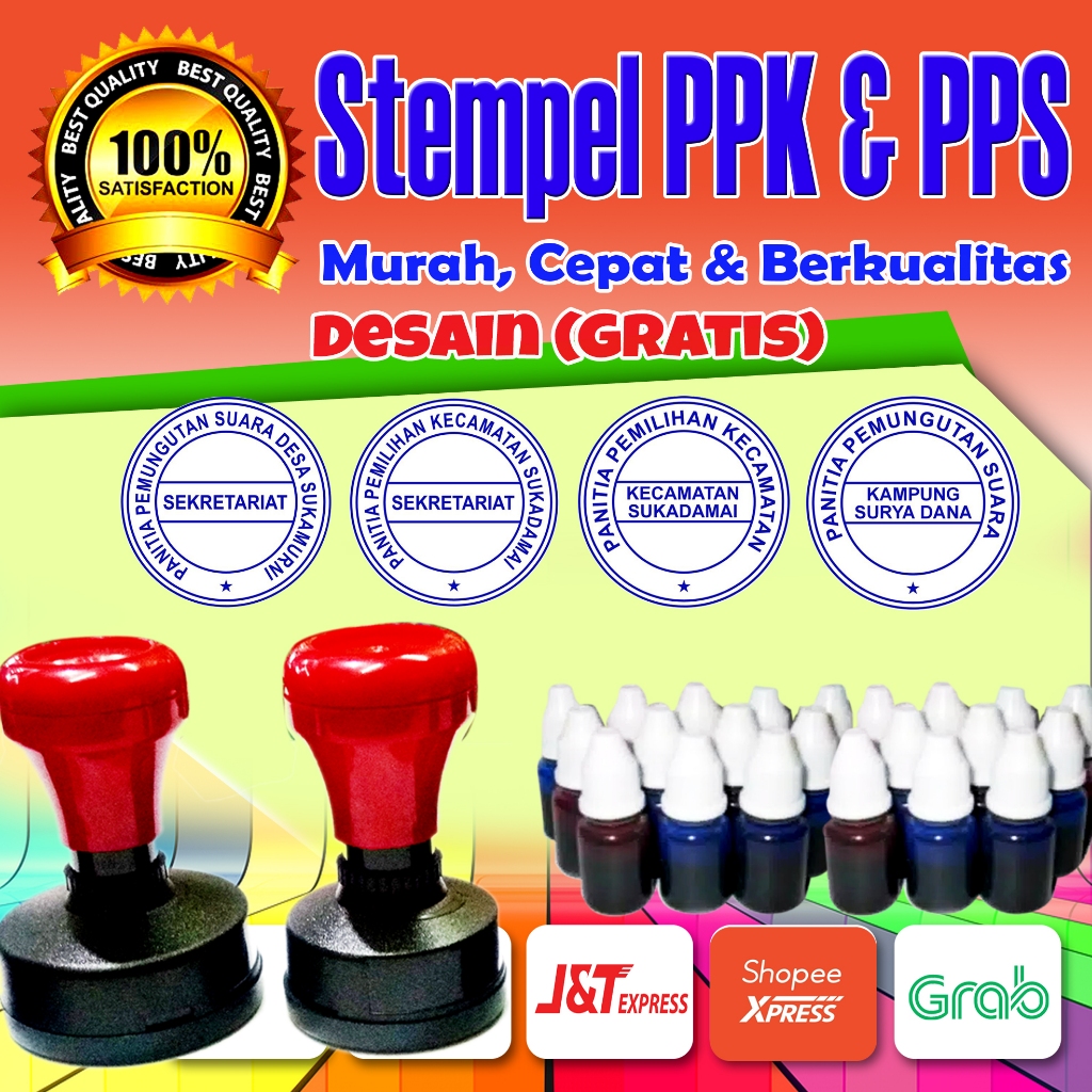 Jual stempel pilkada/Stempel PPK/Stempel PPS | Shopee Indonesia