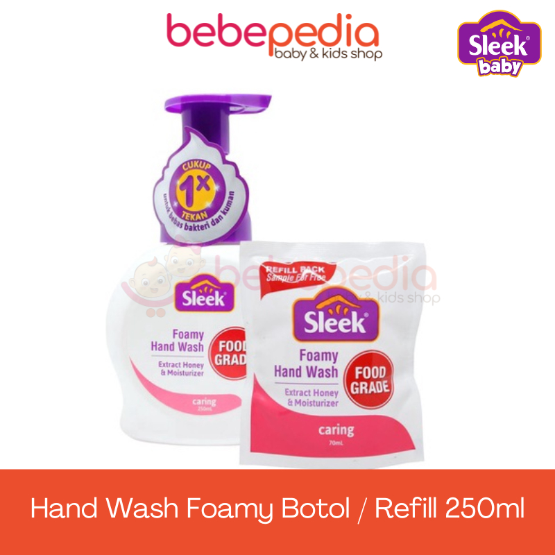 Jual Sleek Hand Wash Foamy Botol / Refill 250 ml 250ml | Shopee Indonesia