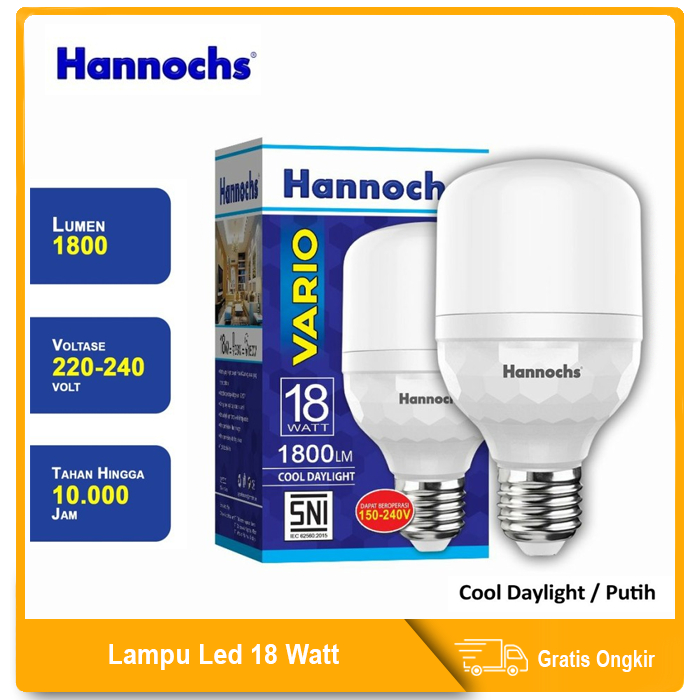 Jual Lampu LED Hannochs Vario 18 watt Capsule LED | Shopee Indonesia