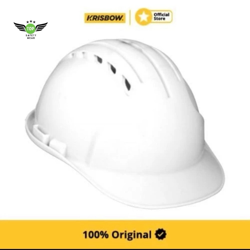 Jual Safety Helm Krisbow Front Brim ECM Original Murah | Shopee Indonesia