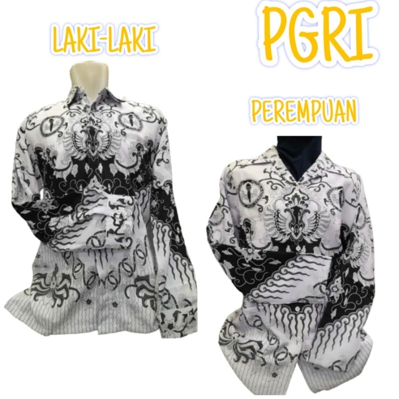 Jual baju PGRI/ persatuan guru republik indonesia pria dan wanita ...