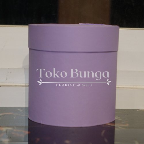 Jual Bloom Box Bulat/ Box Bunga Kotak Bunga /Flower Box Blooming Box Gift Box / Box Buket ...