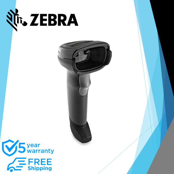 Jual Zebra DS2208 2D Wire Barcode Scanner, Stand & USB (DS2208 ...