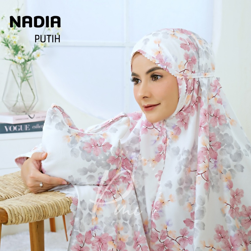 Jual Pusat Mukena Indonesia - Mukena Dewasa Katun 2in1 Nadia | Shopee ...
